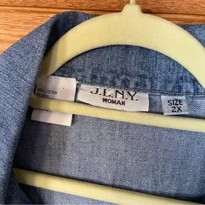 Vintage | Dresses | Vintage 9s Denim Zip Front Mini Dress Jlny Denim ...